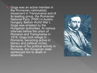 Octavian goga | PPT