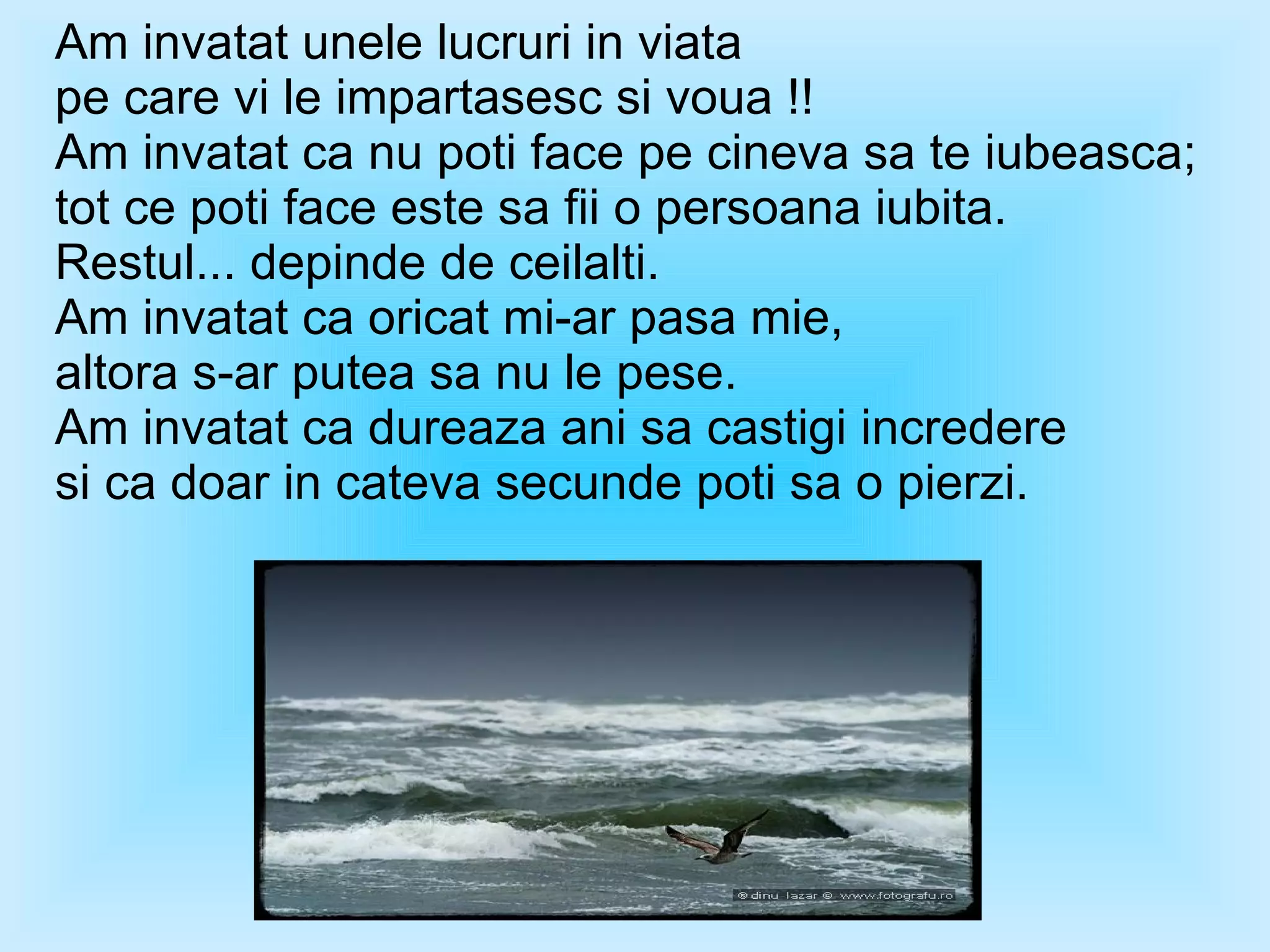 Octavian Paler Am Invatat-powerpoint primit pe mail si transformat in ...