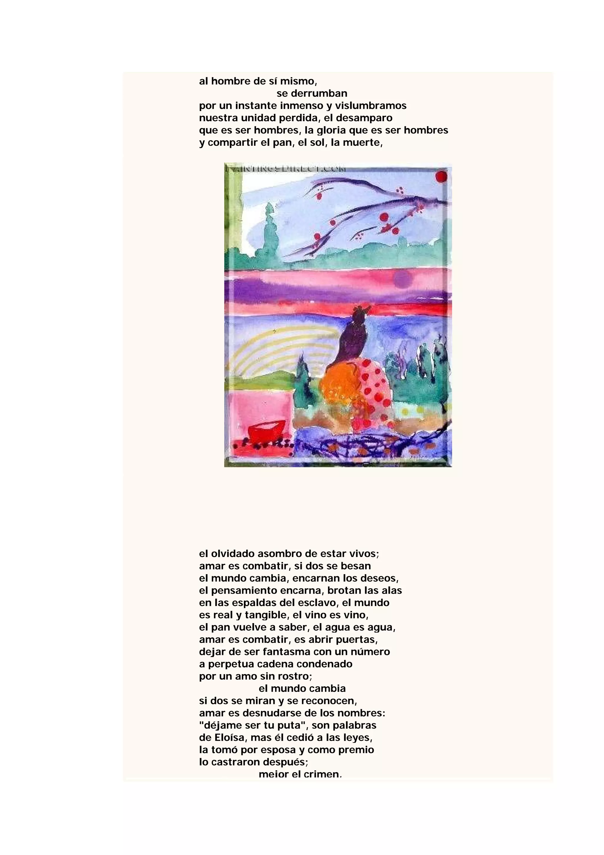 Octavio paz piedra de sol | PDF