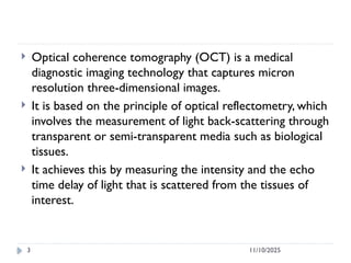 Principle of Optical coherence tomography.pptx