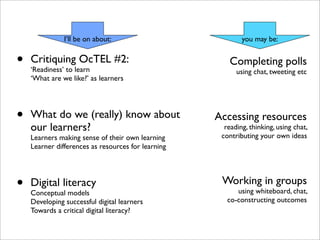 Oc tel mooc week 2 | PPT