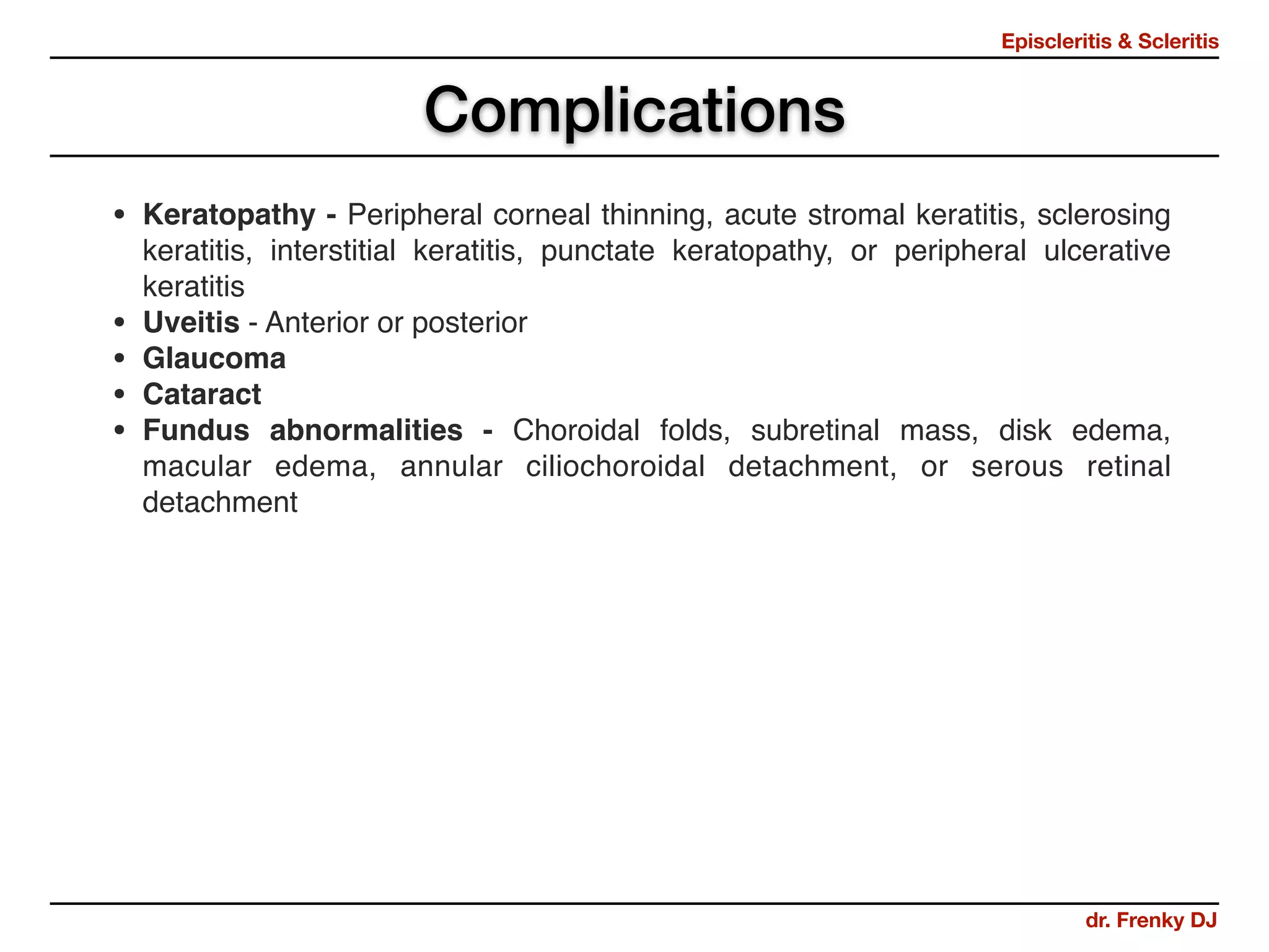 Episcleritis & Scleritis | PDF