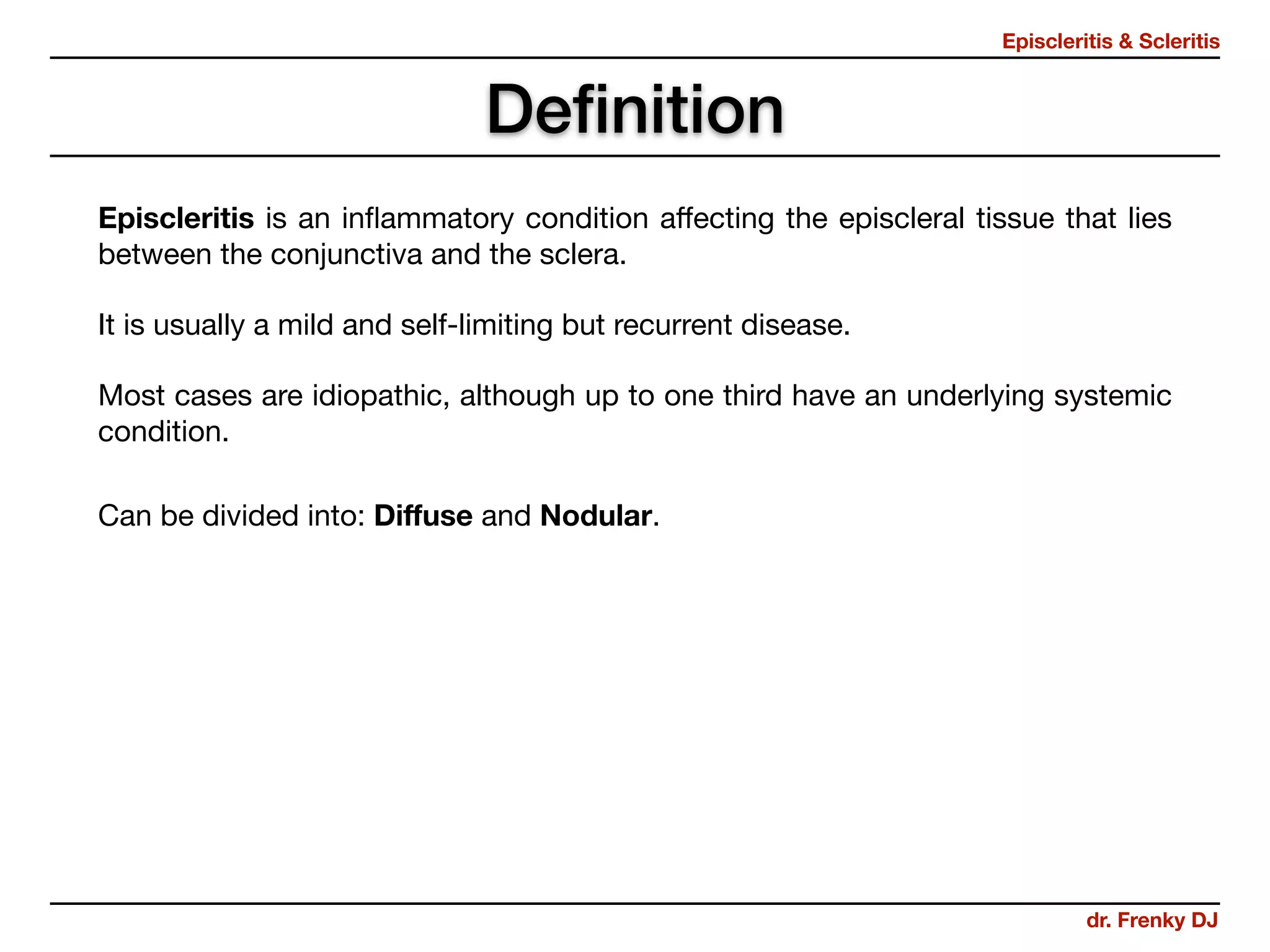 Episcleritis & Scleritis | PDF