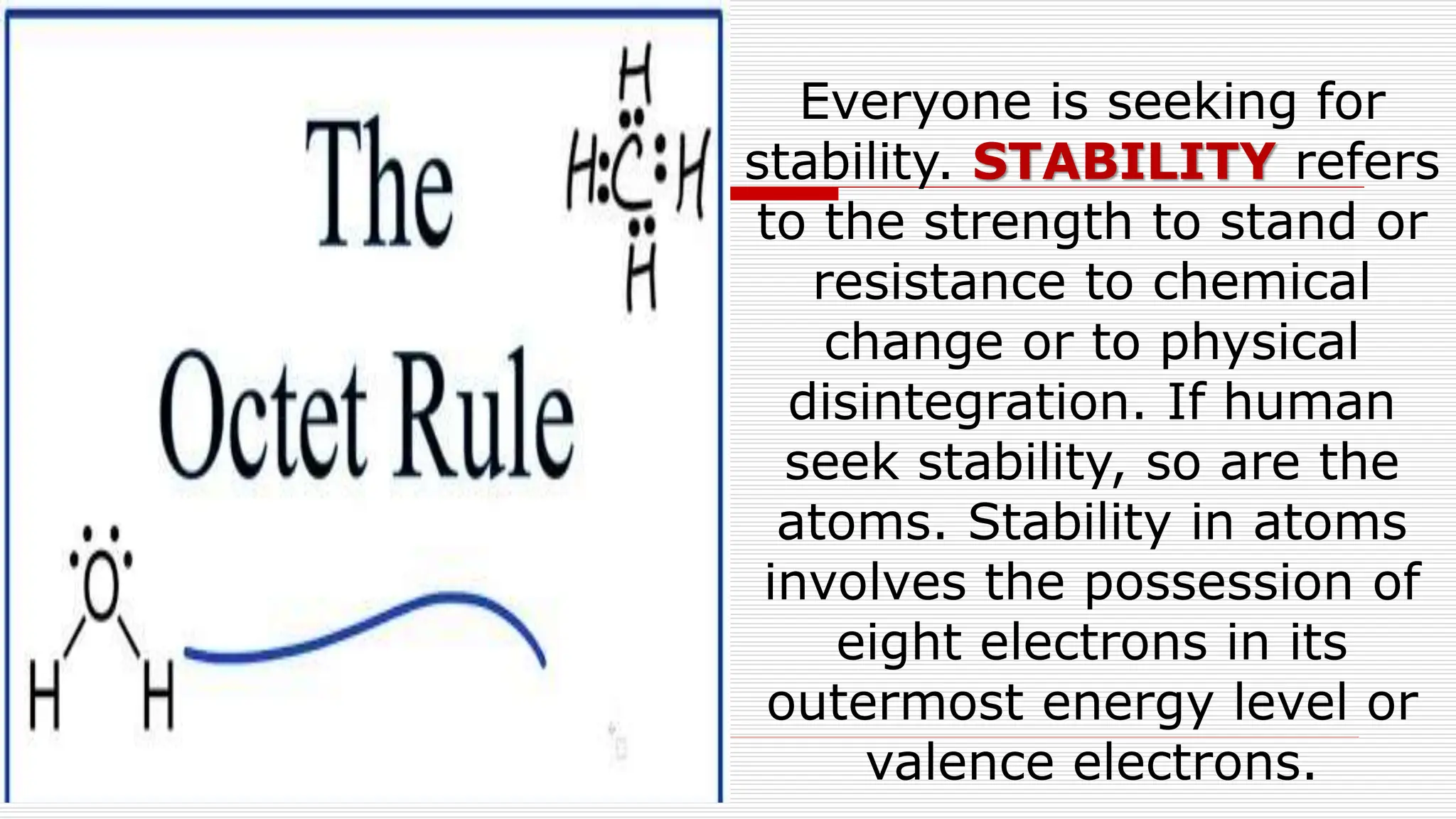 OCTET RULE (TYPES OF CHEMICAL BONDING) .pptx