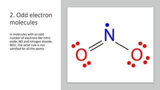 Octet rule, lewis structure and formal charge (NOCB) | PPTX
