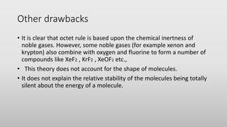 Octet rule, lewis structure and formal charge (NOCB) | PPTX