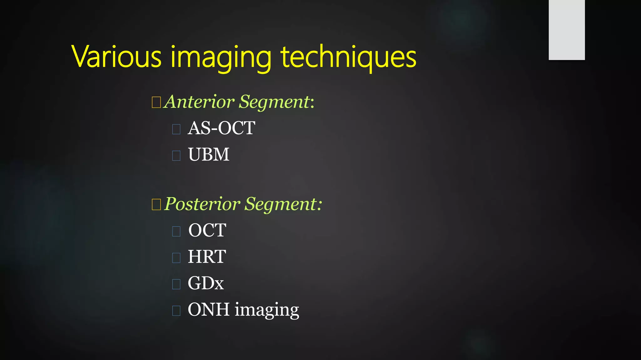 OCT in glaucoma ppt;1 | PPTX