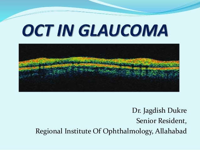 Oct in glaucoma