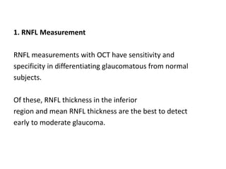 Oct in glaucoma | PPTX