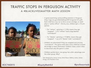 Equity and Social Justice in Mathematics Education | PDF