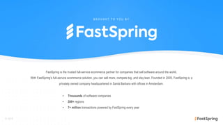 New Feature Demo How to Increase Conversions with FastSpring's Seamless ...