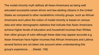 Model Minority Myth | PPTX