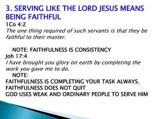 October 11.2015 -Sunday message-YOU WERE SHAPED FOR SERVING GOD | PPTX