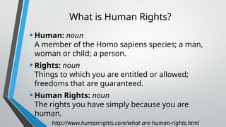 OCTOBER 16 PROMOTING HUMAN RIGHTS [Autosaved].pptx