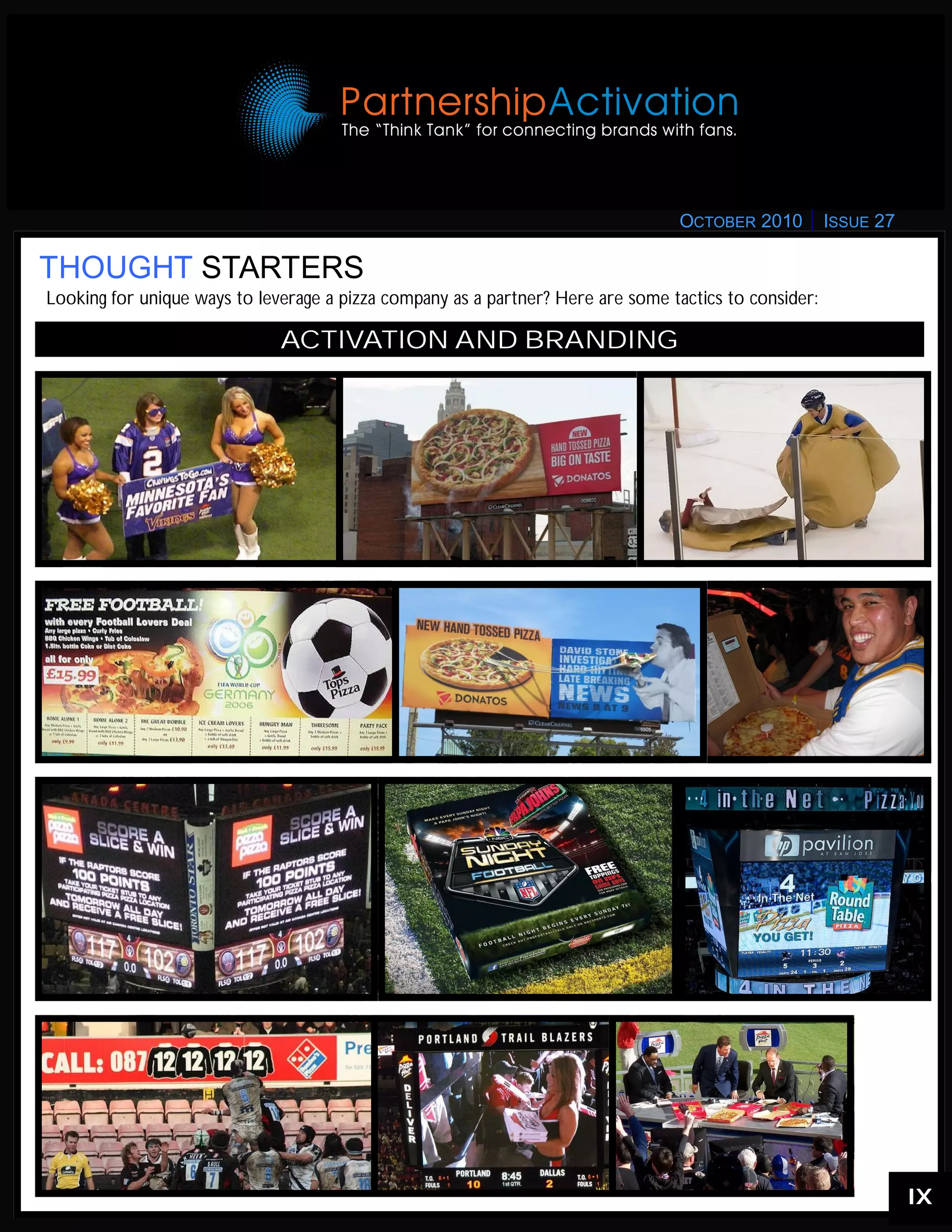 October 2010 Partnership Activation 2.0 Newsletter | PDF