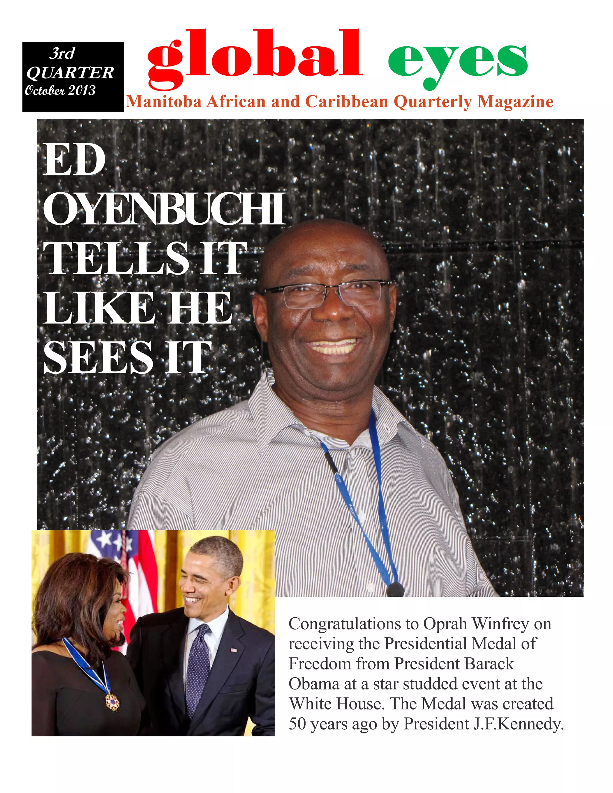 Global Eyes Magazine (GEM) October 2013 print | PDF