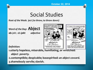 October 2014 words of the day | PPT