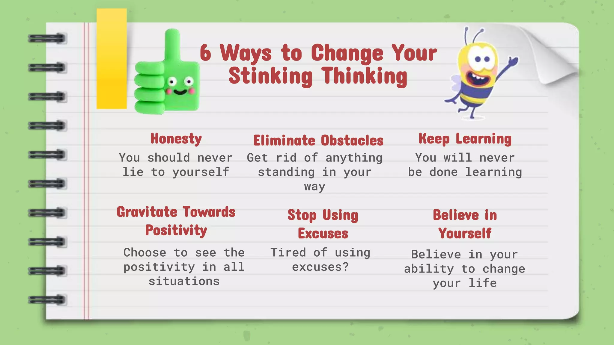 Dear Journal: How to Change Your Stinking Thinking | PPT | Free Download