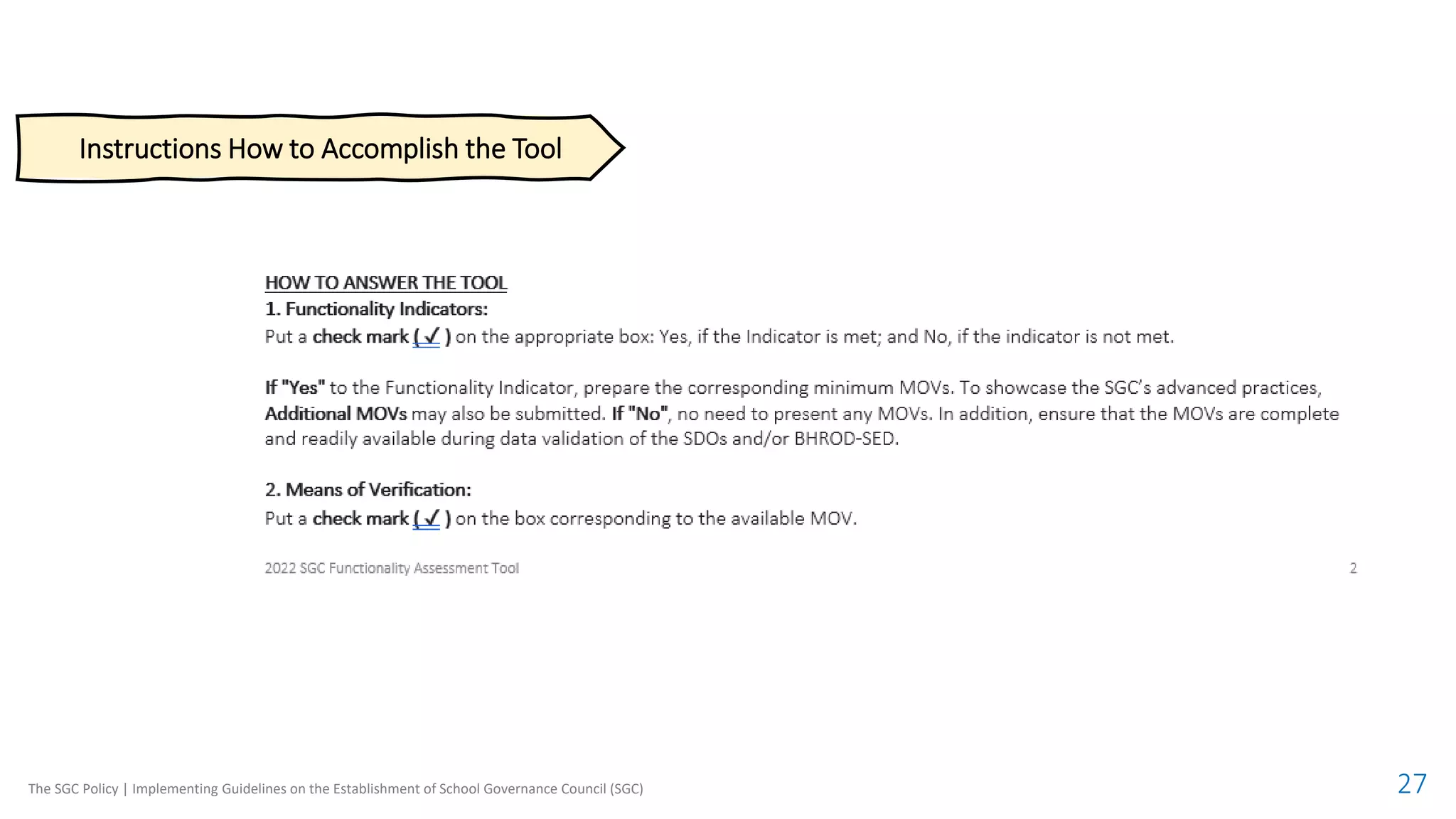 SGC Functionality Assessment Tool.pptx