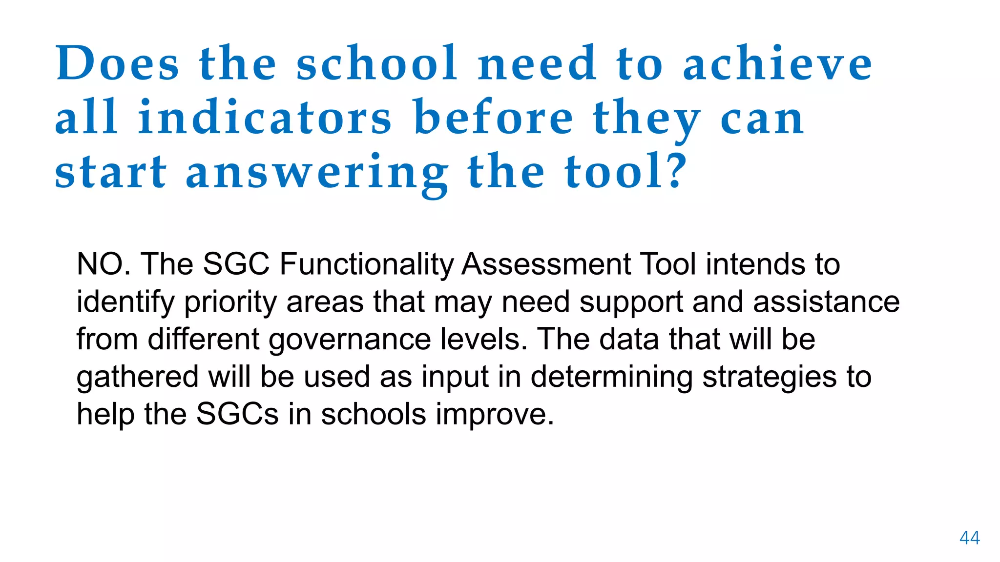 SGC Functionality Assessment Tool.pptx