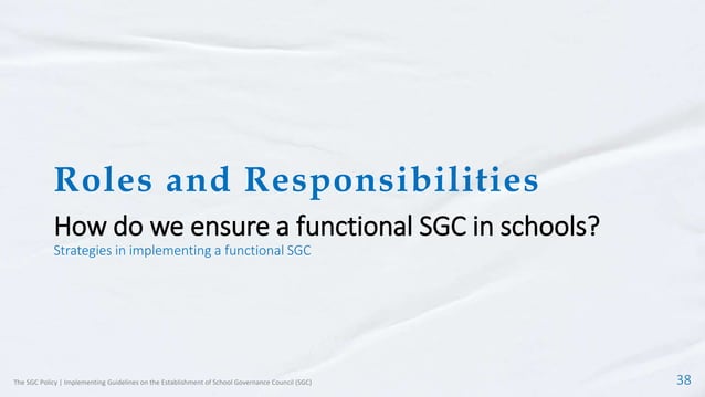 SGC Functionality Assessment Tool.pptx | Education industry | Industries