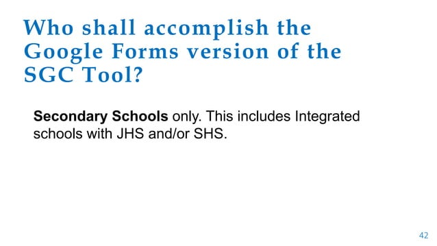 SGC Functionality Assessment Tool.pptx | Education industry | Industries