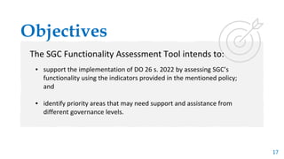 [October 2022] SGC Functionality Assessment Tool.pptx