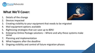 Time is Up: USPS® Forced Meter Migration | PDF