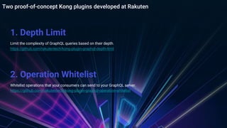 Connecting the Dots: Kong for GraphQL Endpoints | PPT