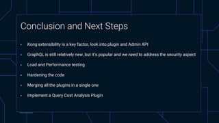 Connecting the Dots: Kong for GraphQL Endpoints | PPT