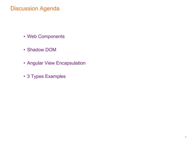 Angular View Encapsulation Ppt
