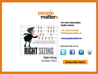 Right Sizing | PPT | Business | Business and Finance