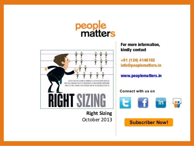 Right Sizing