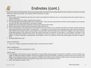 October presentation (cibc) october 2014 | PDF