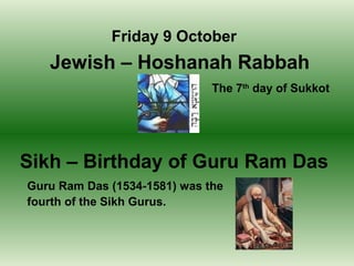 October religious events | PPT