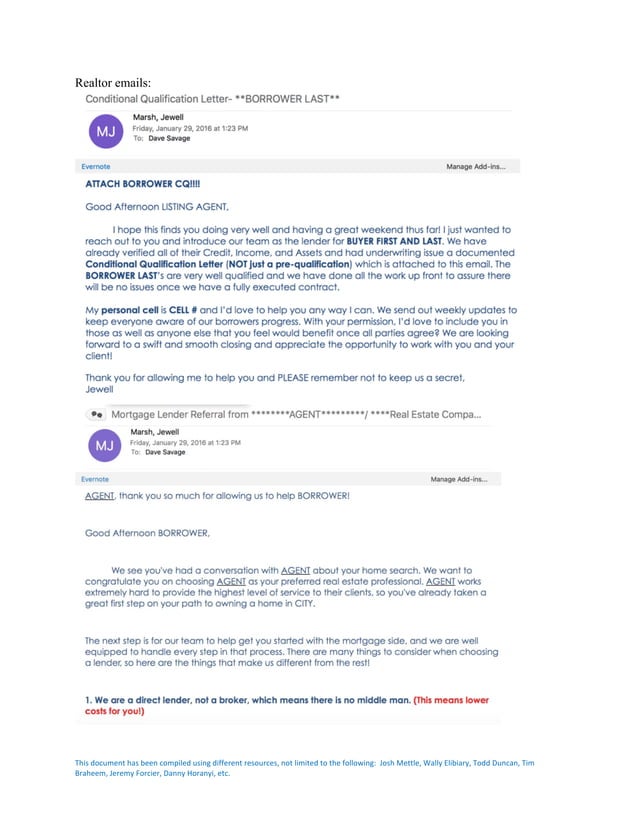 Mortgage Coach Scripts and email templates | PDF