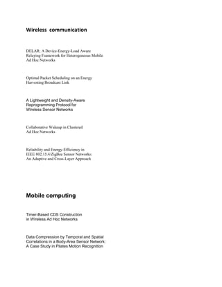 IEEE 2011 October titles | PDF