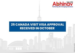 October Visa Fest - 25 Terrific Tourist Visa Approved in this month | PPTX