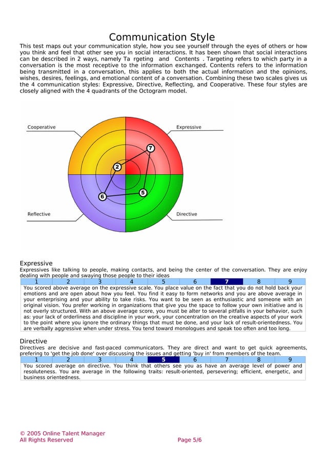 Octogram Report | PDF
