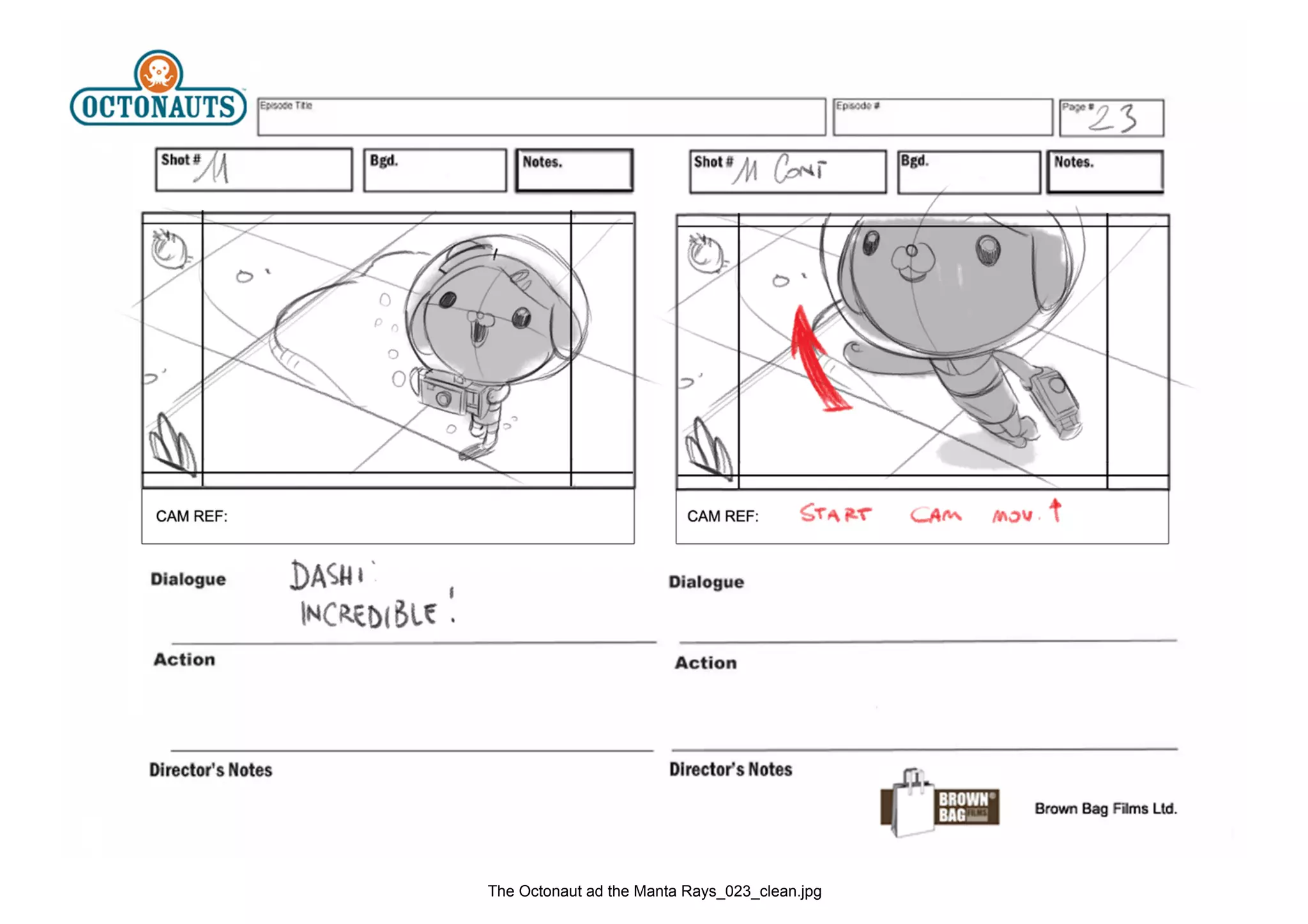 Octonauts and the Manta Rays storyboard | PDF