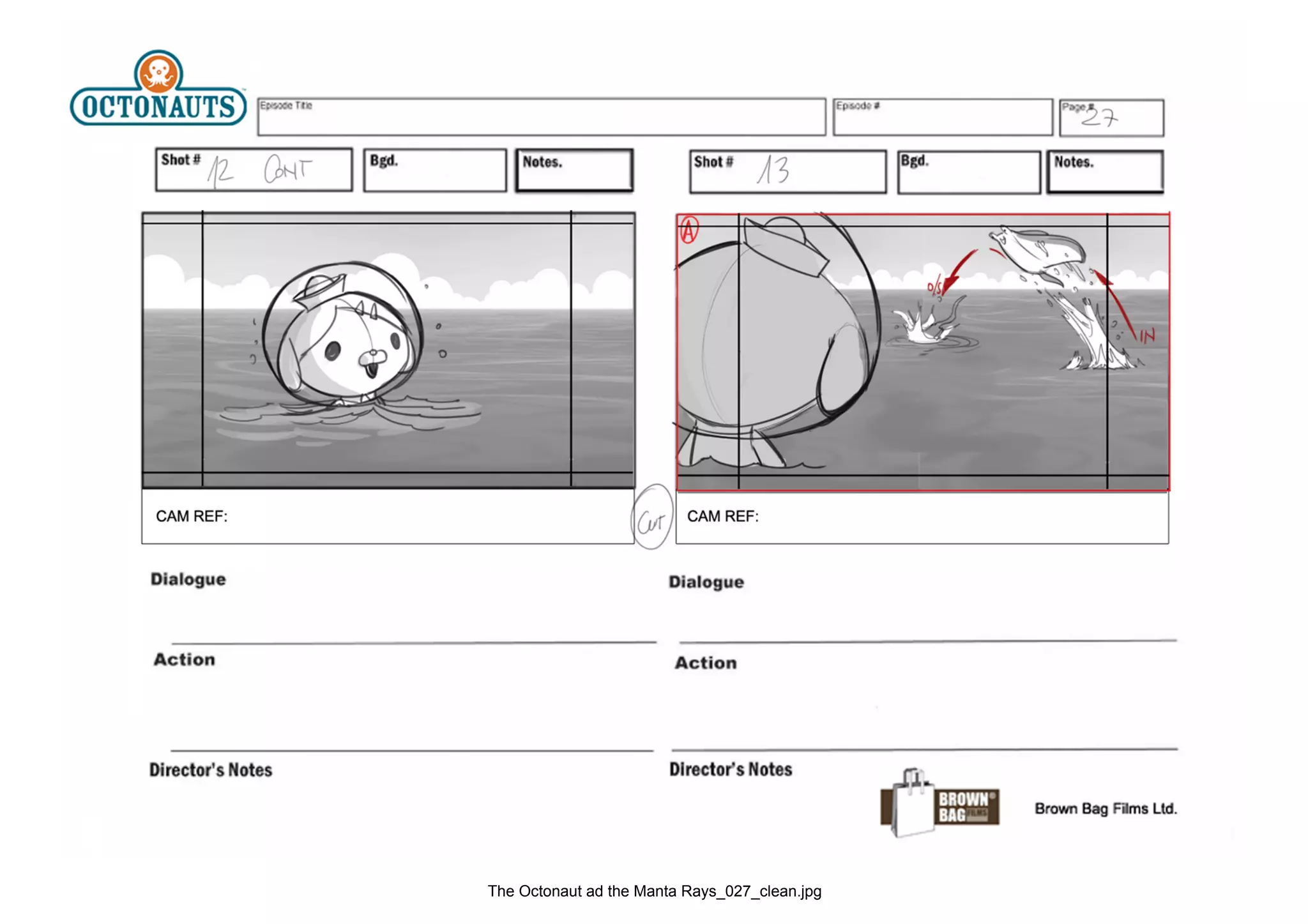 Octonauts and the Manta Rays storyboard | PDF