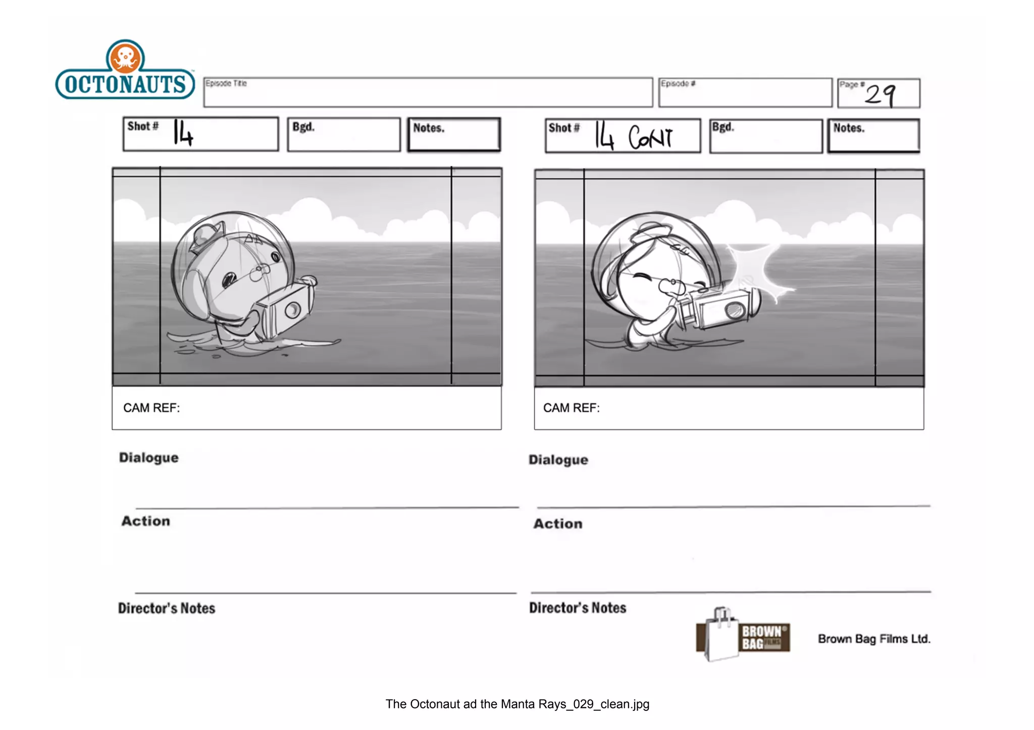 Octonauts and the Manta Rays storyboard | PDF