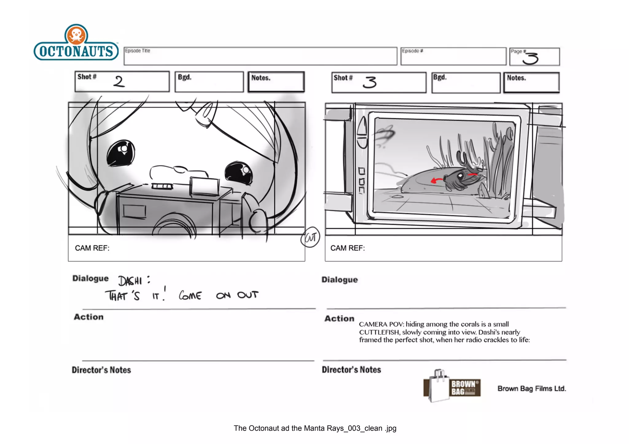 Octonauts and the Manta Rays storyboard | PDF