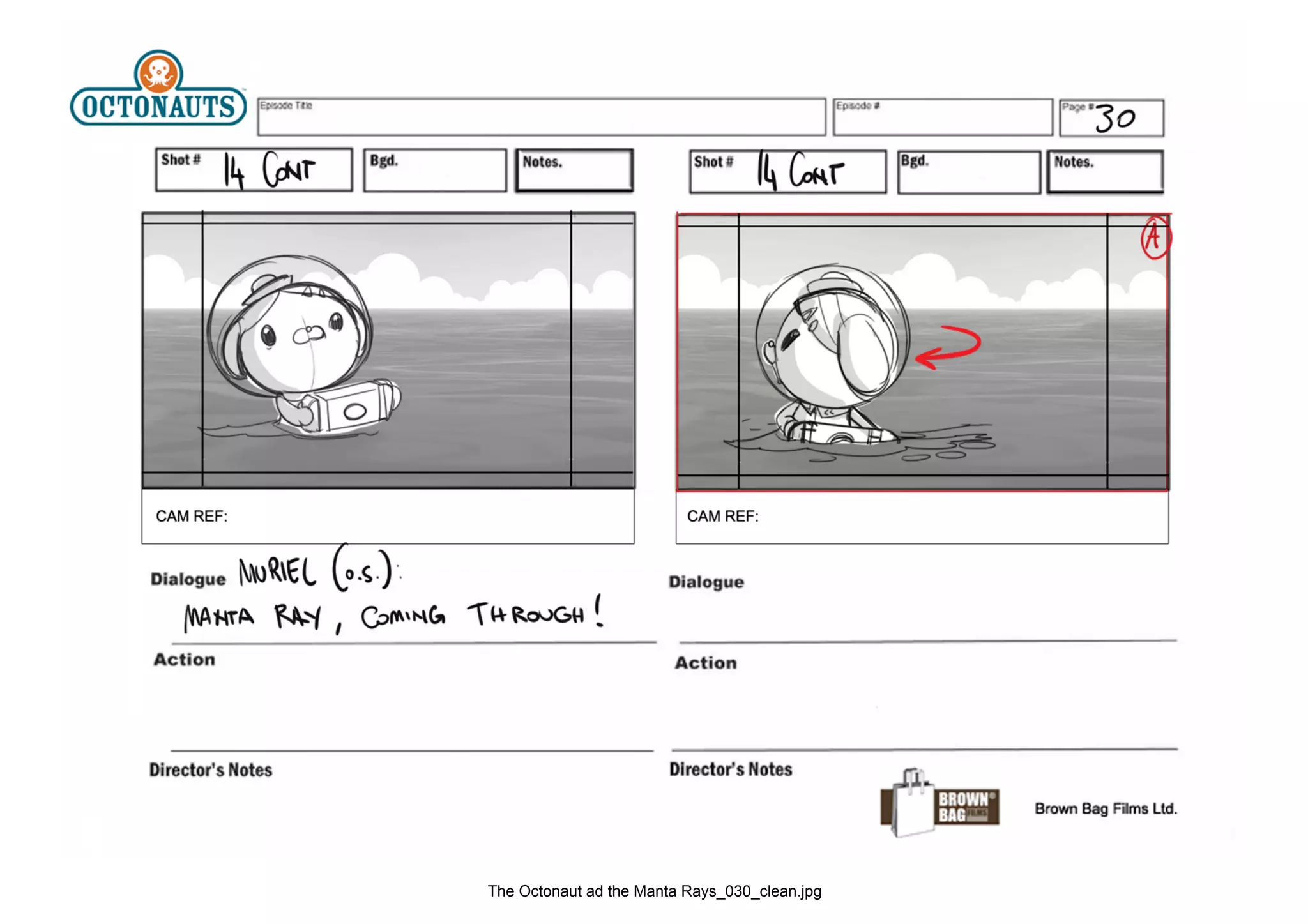 Octonauts and the Manta Rays storyboard | PDF