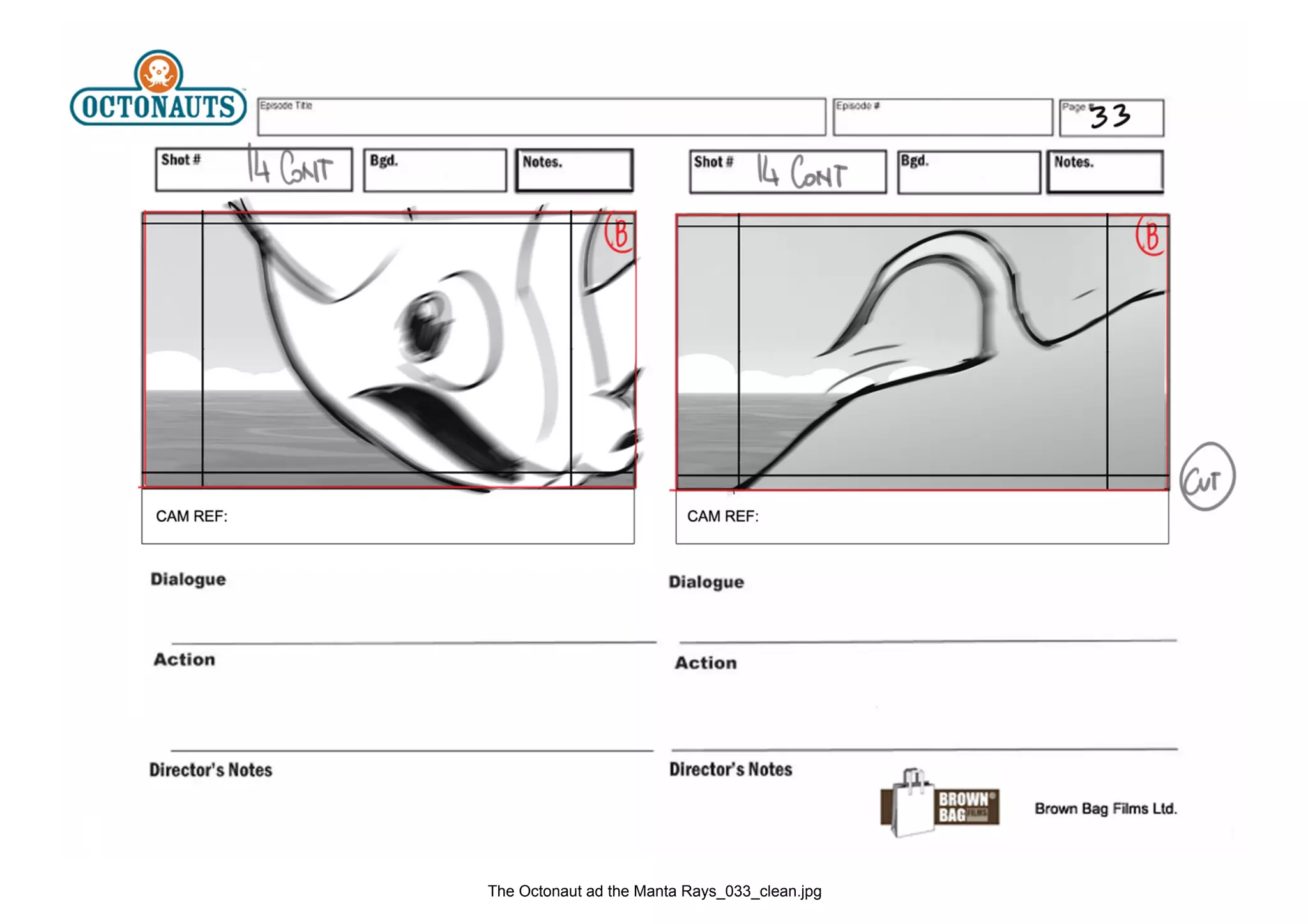 Octonauts and the Manta Rays storyboard | PDF