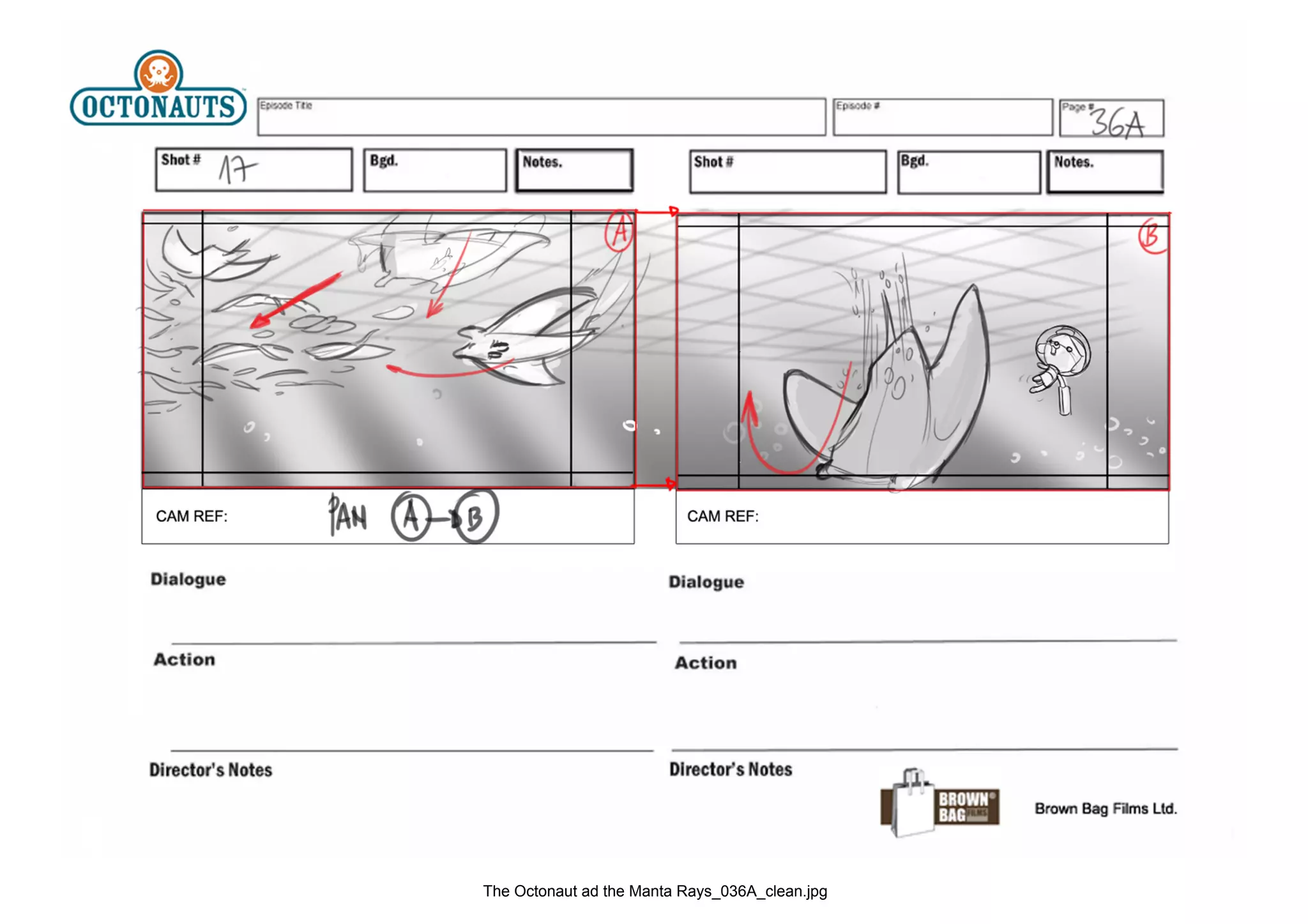 Octonauts and the Manta Rays storyboard | PDF