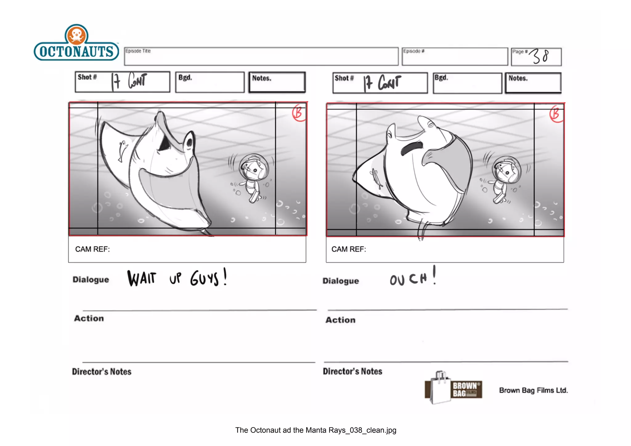 Octonauts and the Manta Rays storyboard | PDF