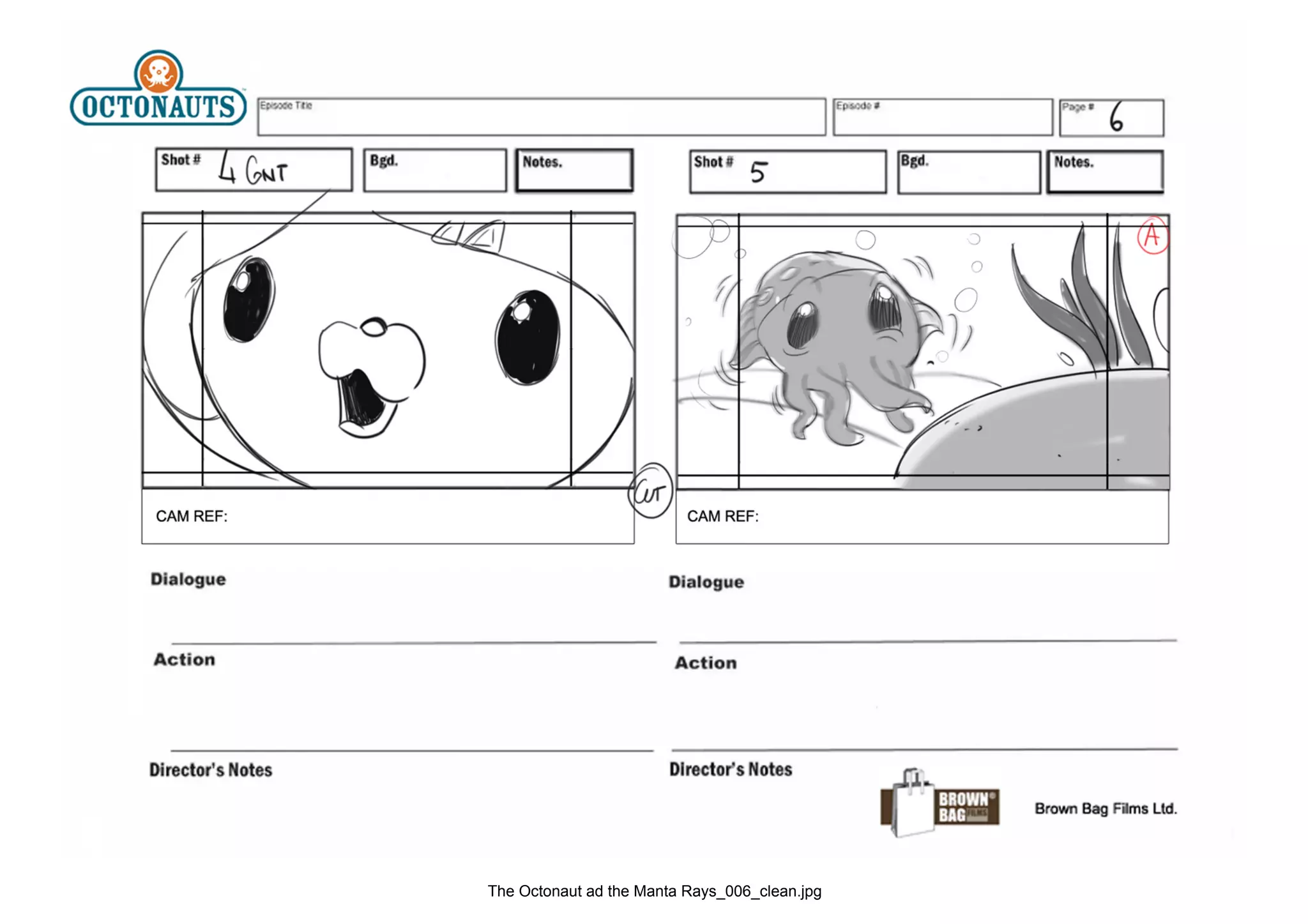 Octonauts and the Manta Rays storyboard | PDF