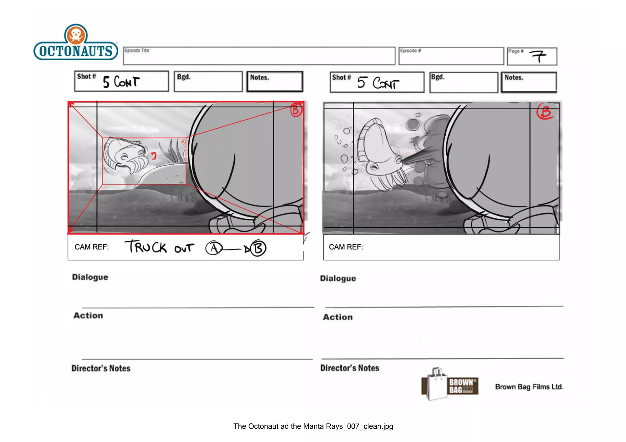 Octonauts and the Manta Rays storyboard | PDF