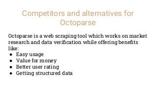 Octoparse competitors.pdf